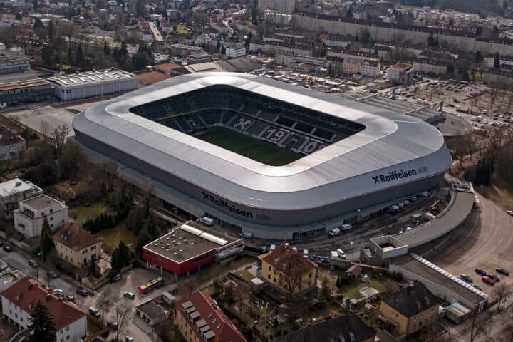 Ab 29. März: LASK-Geschäftsstelle in Raiffeisen Arena